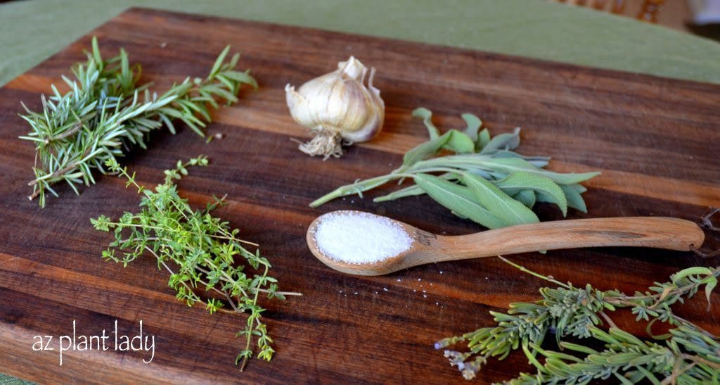 Herb salts Blends From the Garden | azplantlady.com