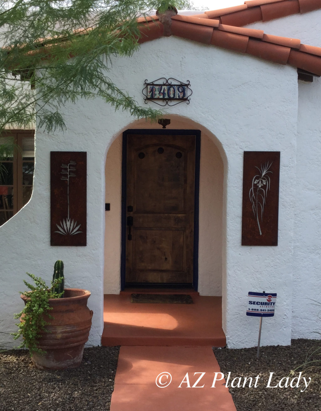 Design Notes landscape From the Field: A New Build, Metal Art, Weeds